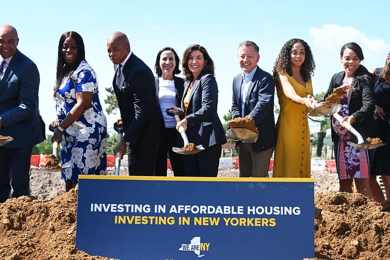 New York Gov. Kathy Hochul and New York City Mayor Eric Adams were ...