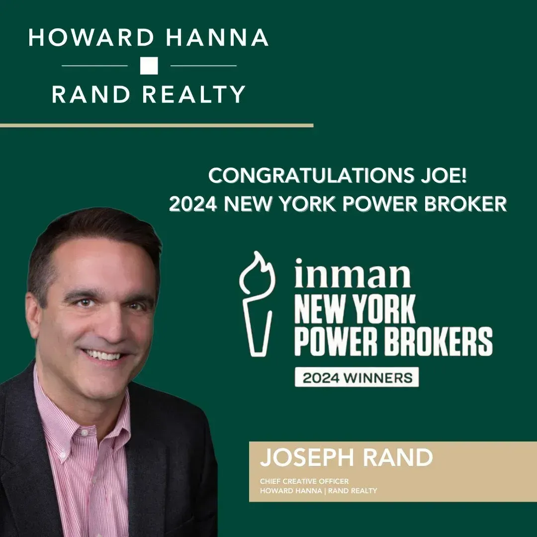 Joseph Rand Earns Inman New York Power Broker Award