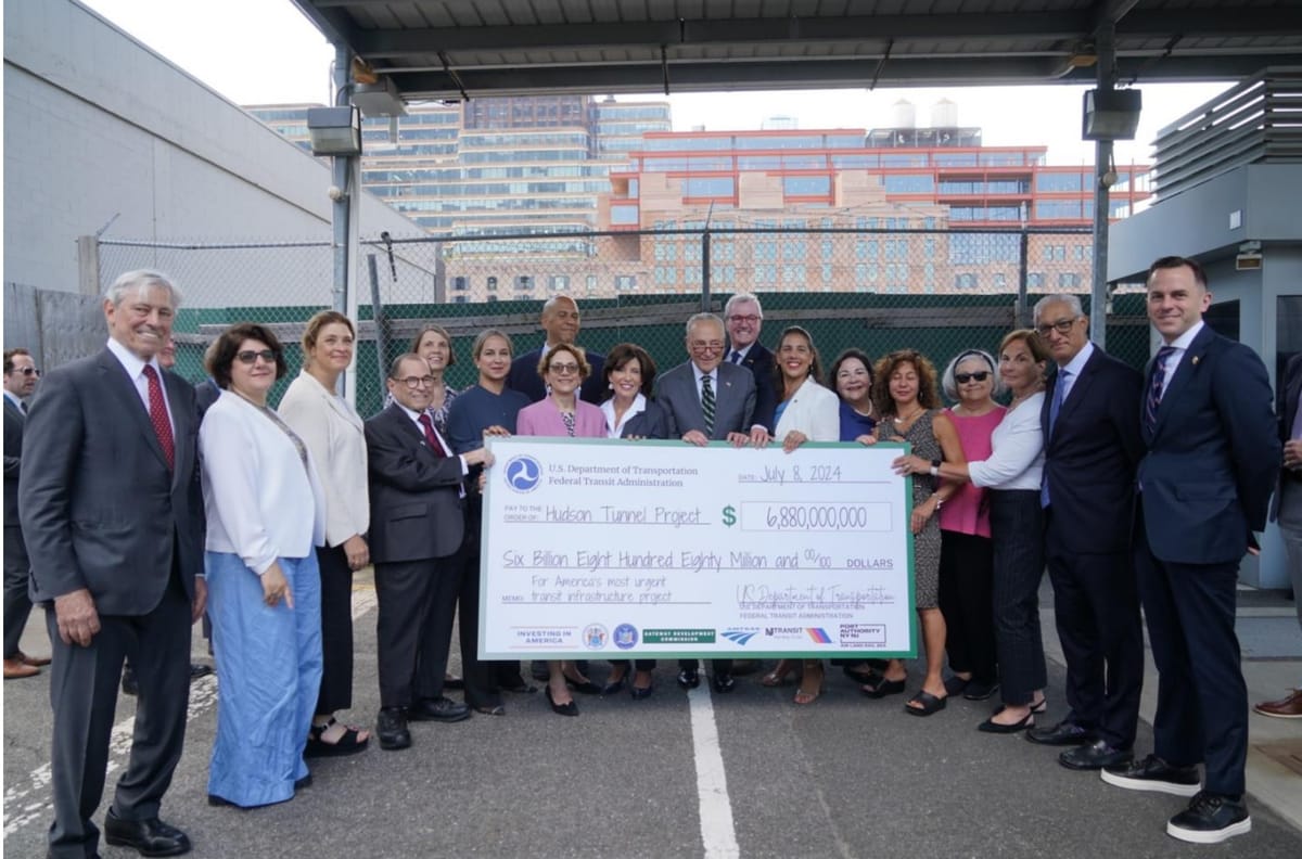 Gateway Tunnel Project Secures Final $6.88 Billion in Fed Funding